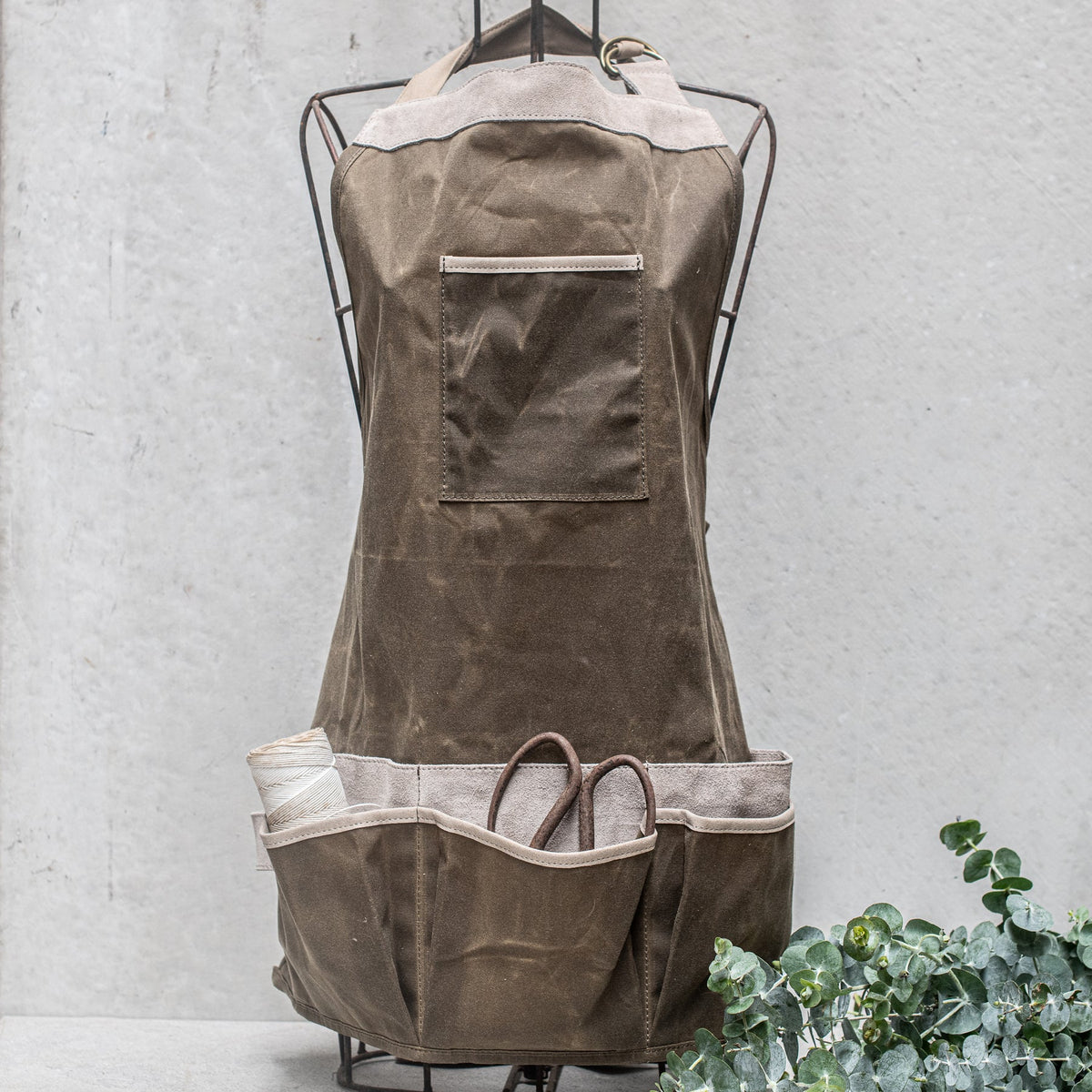 Heaven In Earth - Apron - Unisex Waxed Canvas And Suede Apron – Lake ...